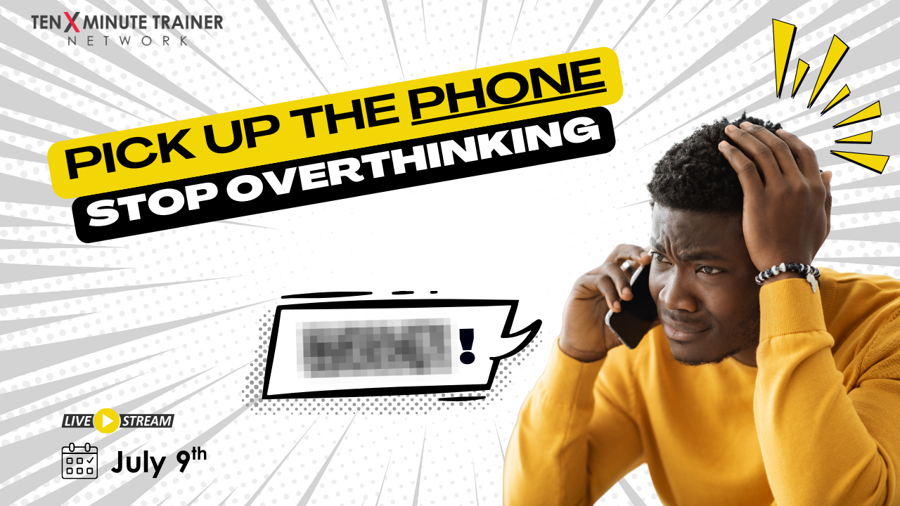 Pick Up The Phone: Stop Overthinking | LIVE Event - Ohio Association of ...